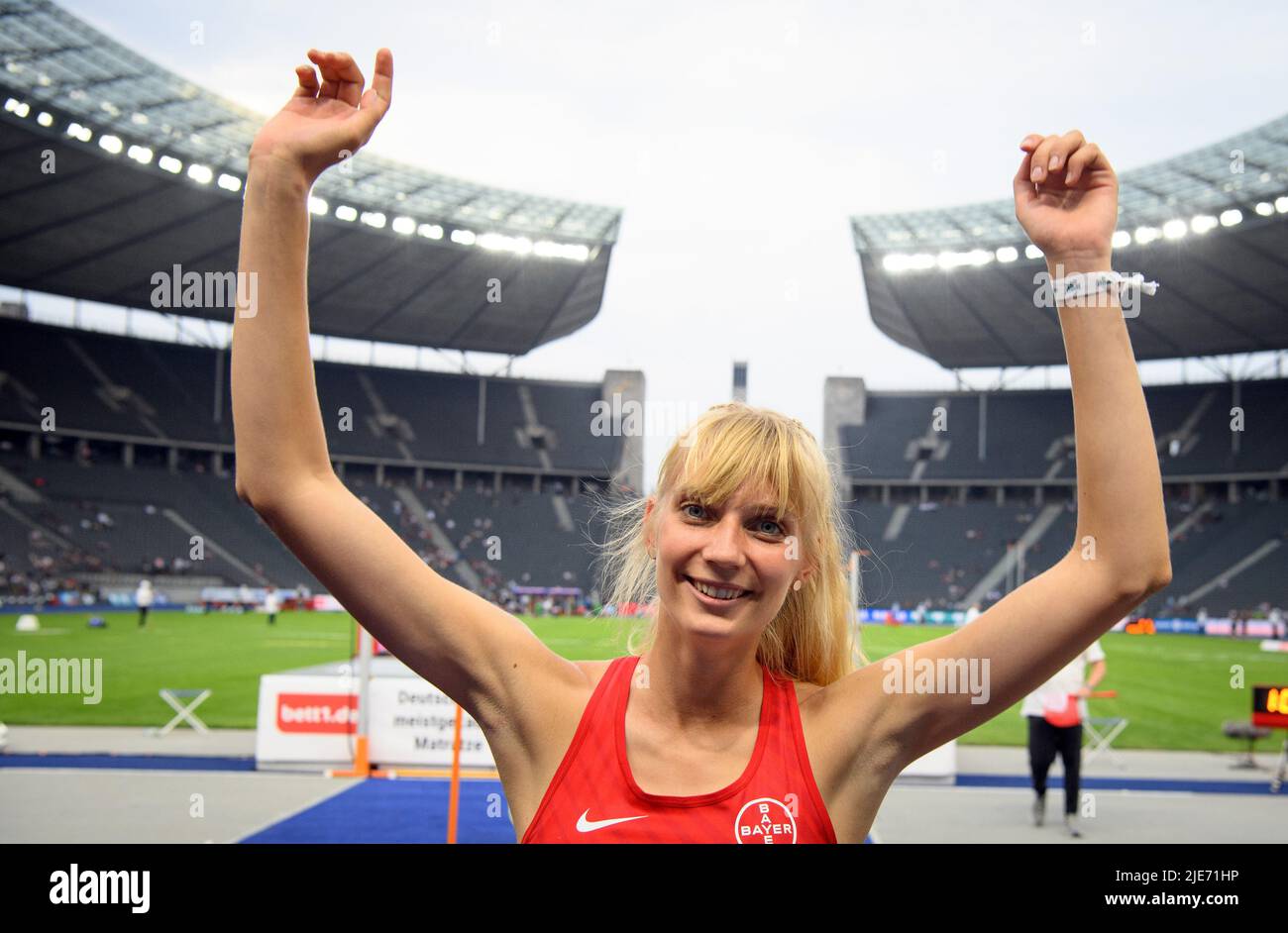 Berlin, Germany. 25th June, 2022. Athletics: German Championships ...