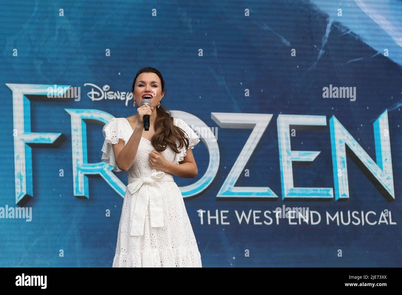 Samantha Barks is starring in Frozen the Musical as Elsa at West End ...