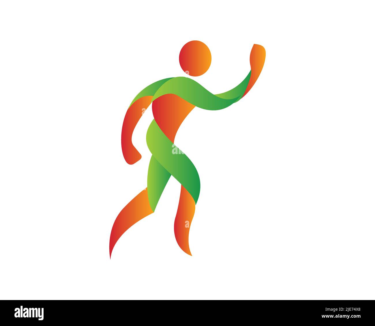 Bright Figure Symbolizing Power and Success Illustration Stock Vector ...