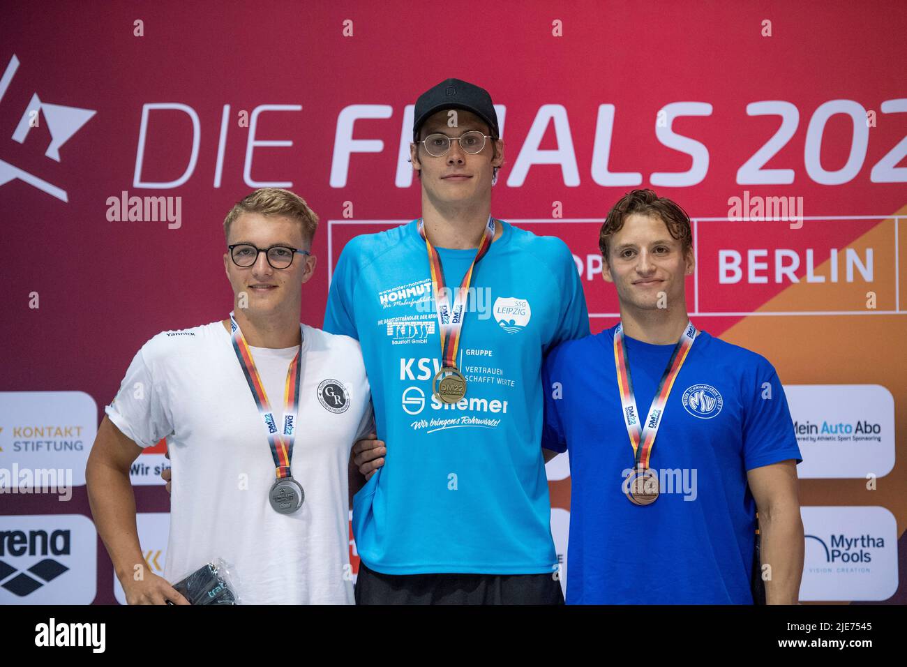 Berlin, Germany. 25th June, 2022. Swimming: German championship ...