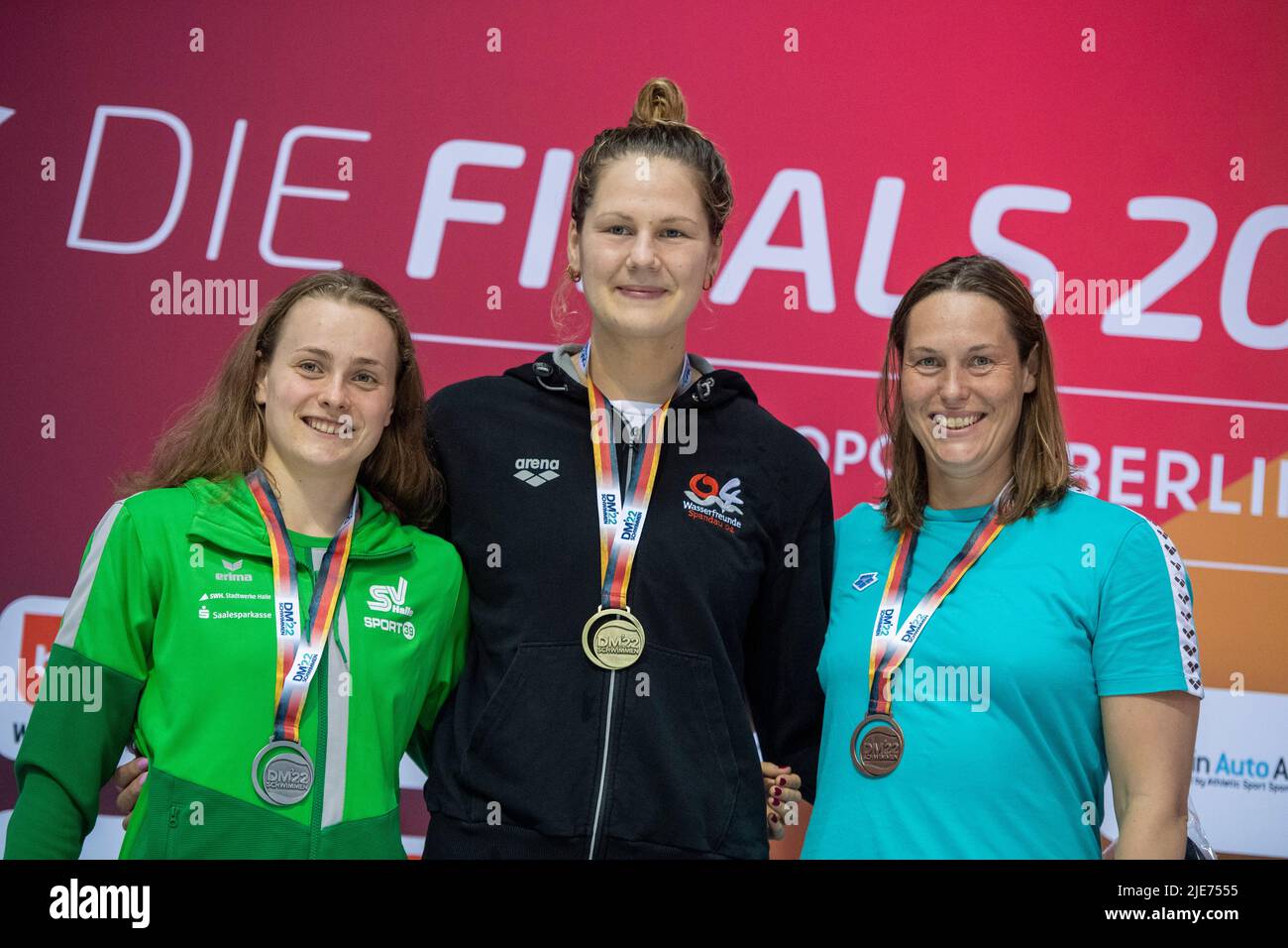Berlin, Germany. 25th June, 2022. Swimming: German championship ...