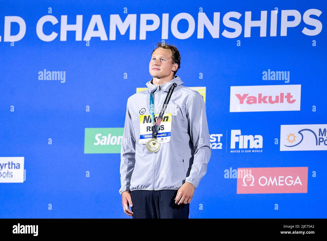 Budapest, Hungary. 25th June, 2022. RESS Justin USA Gold Medal50m ...