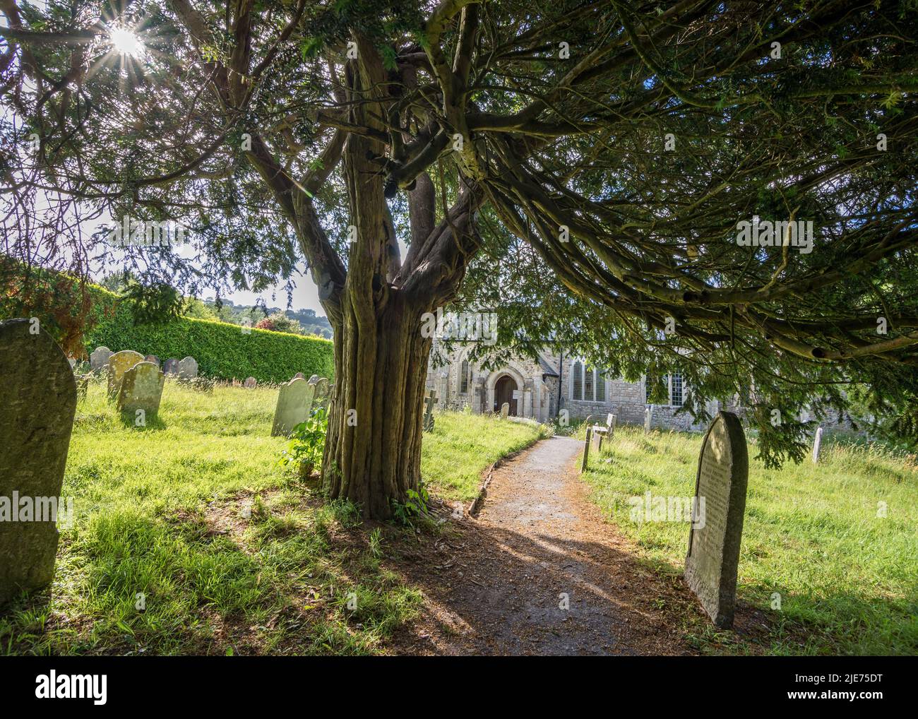 Uk, England, Devonshire, Teign Valley, Christow. St. James' Church ...