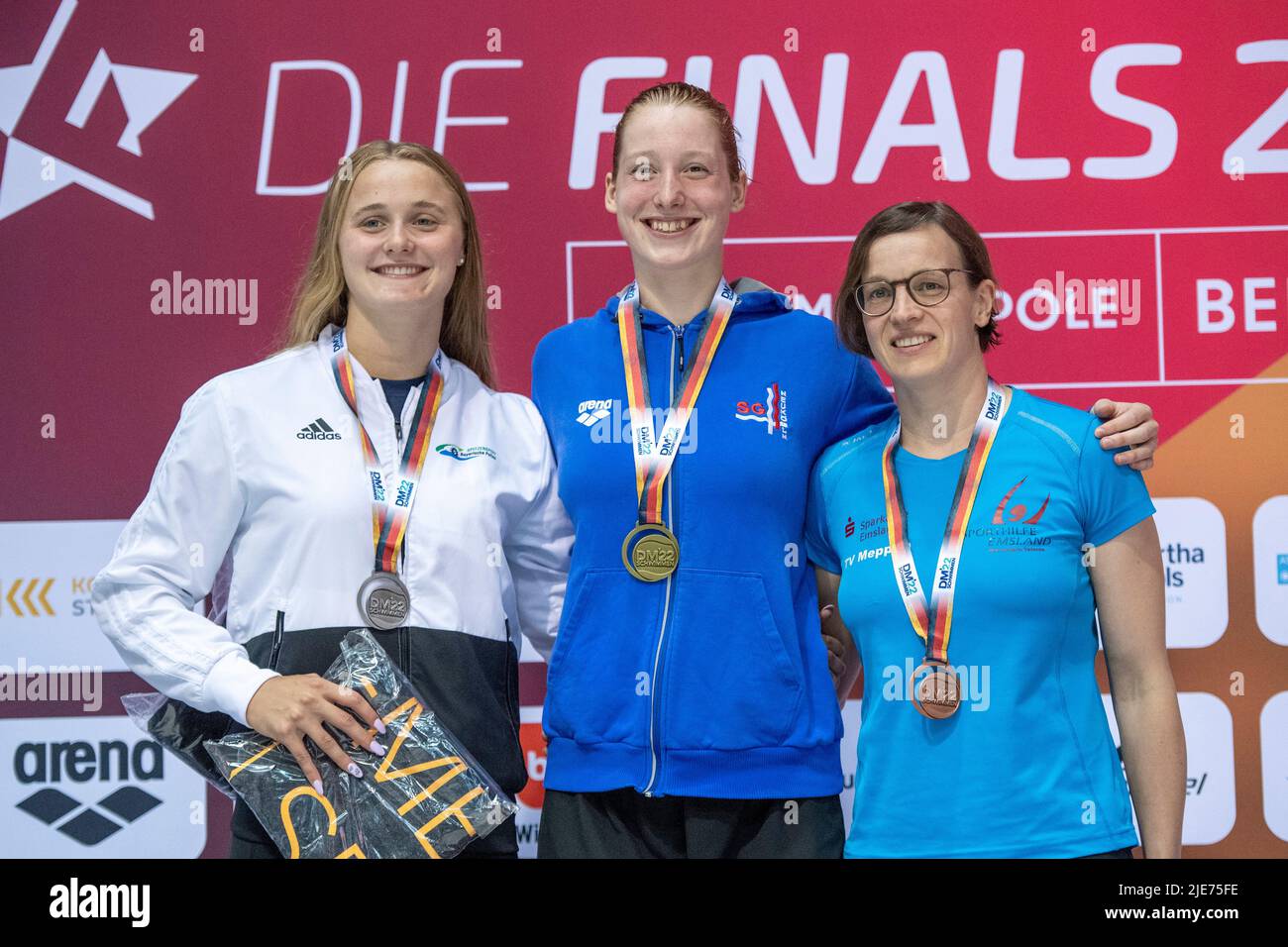 Berlin, Germany. 25th June, 2022. Swimming: German championship ...