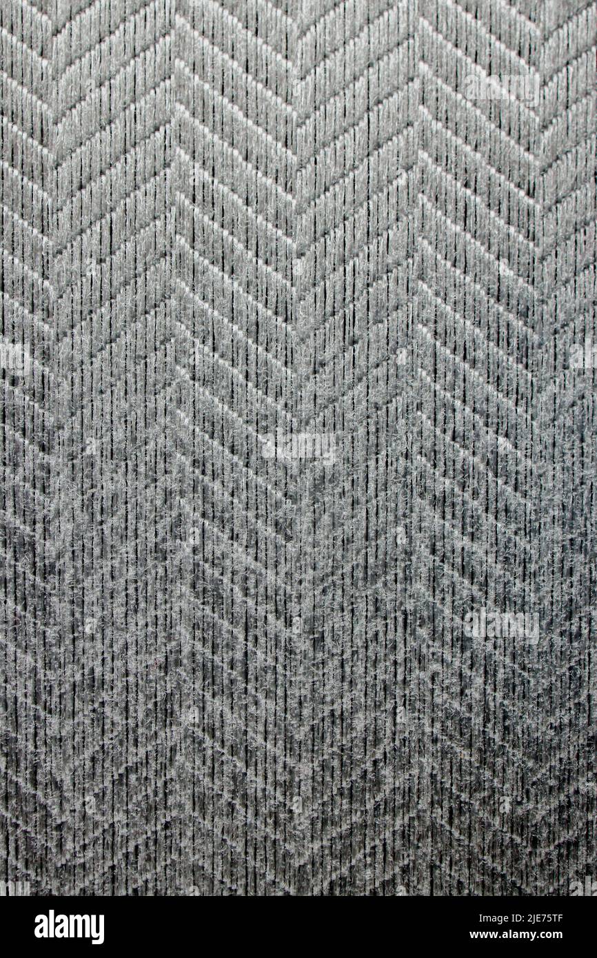 Fabric background. Sticky textured gray fabric with pattern close up ...