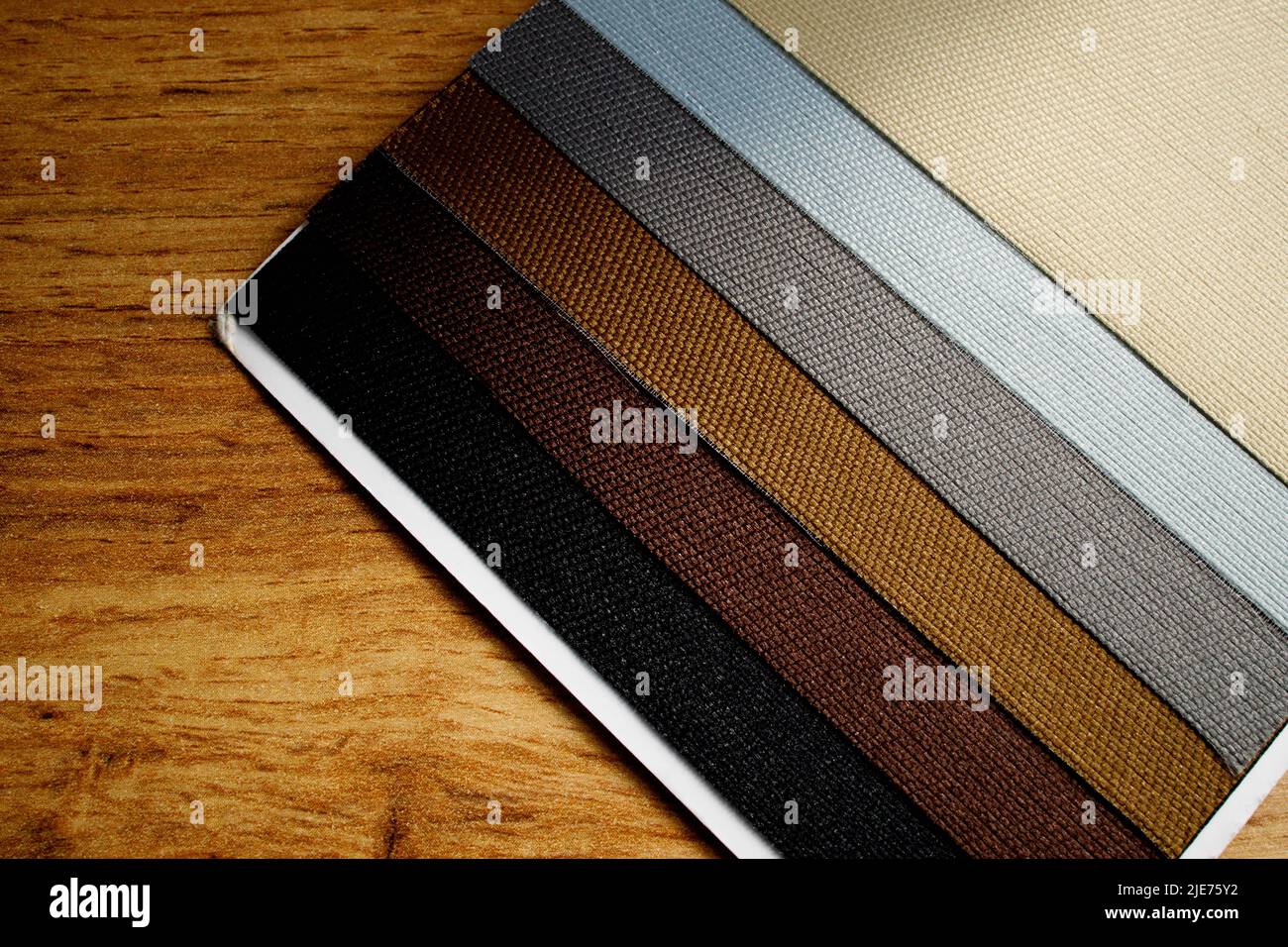 Catalog of different shades of fabric colors. Variety of color of dense ...