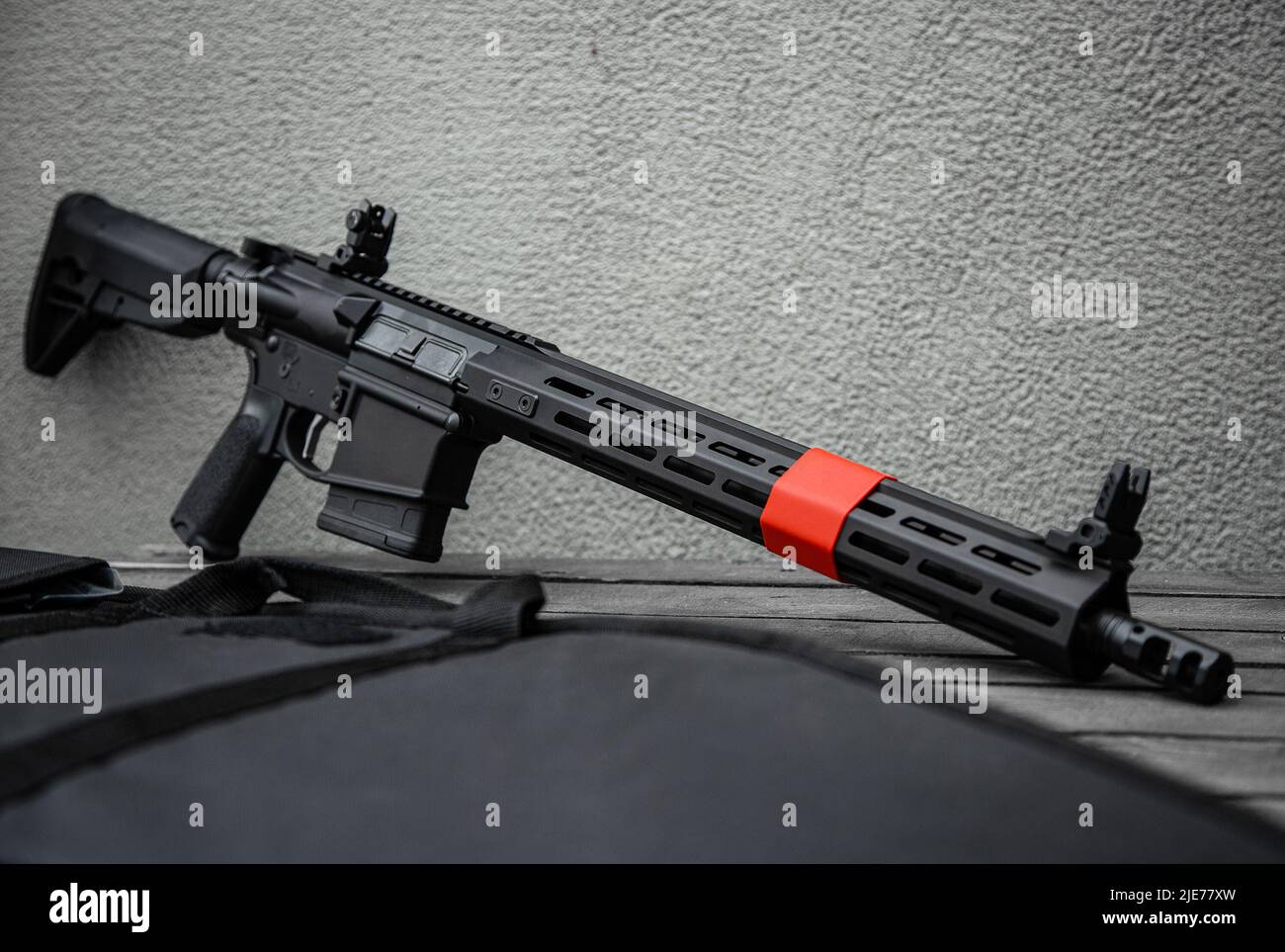 Modern carabiner and case for transportation and storage. Weapons for ...