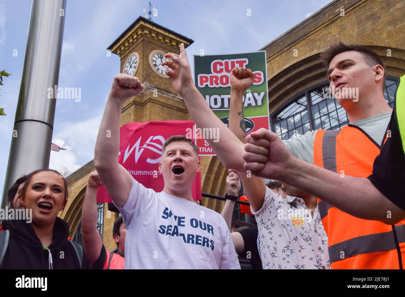 London, England, UK. 25th June, 2022. RMT union Senior Assistant ...