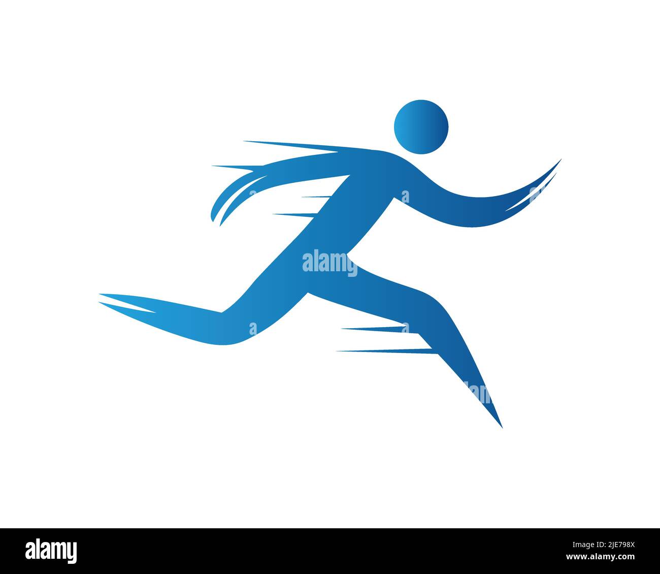 Runner Figure Finishing Run Race Illustration Stock Vector Image & Art ...