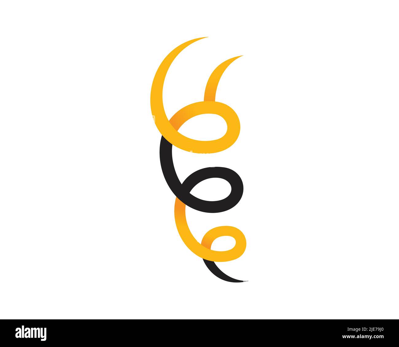 Simple modern swirl hi-res stock photography and images - Alamy