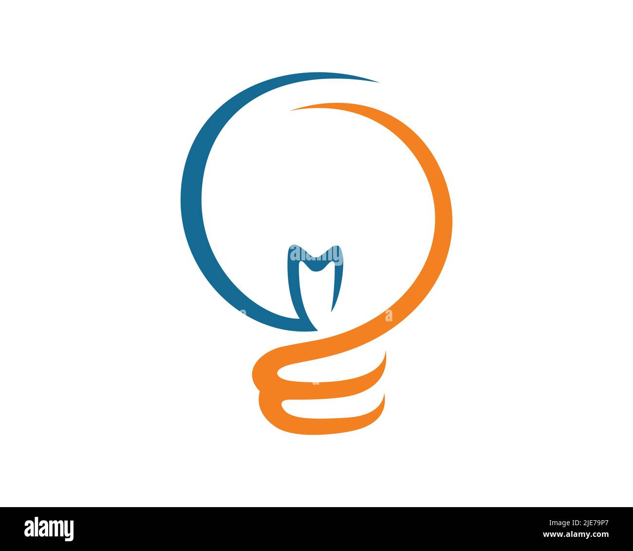Lightbulb and Great Idea Symbol visualized with Simple Touch Stock ...