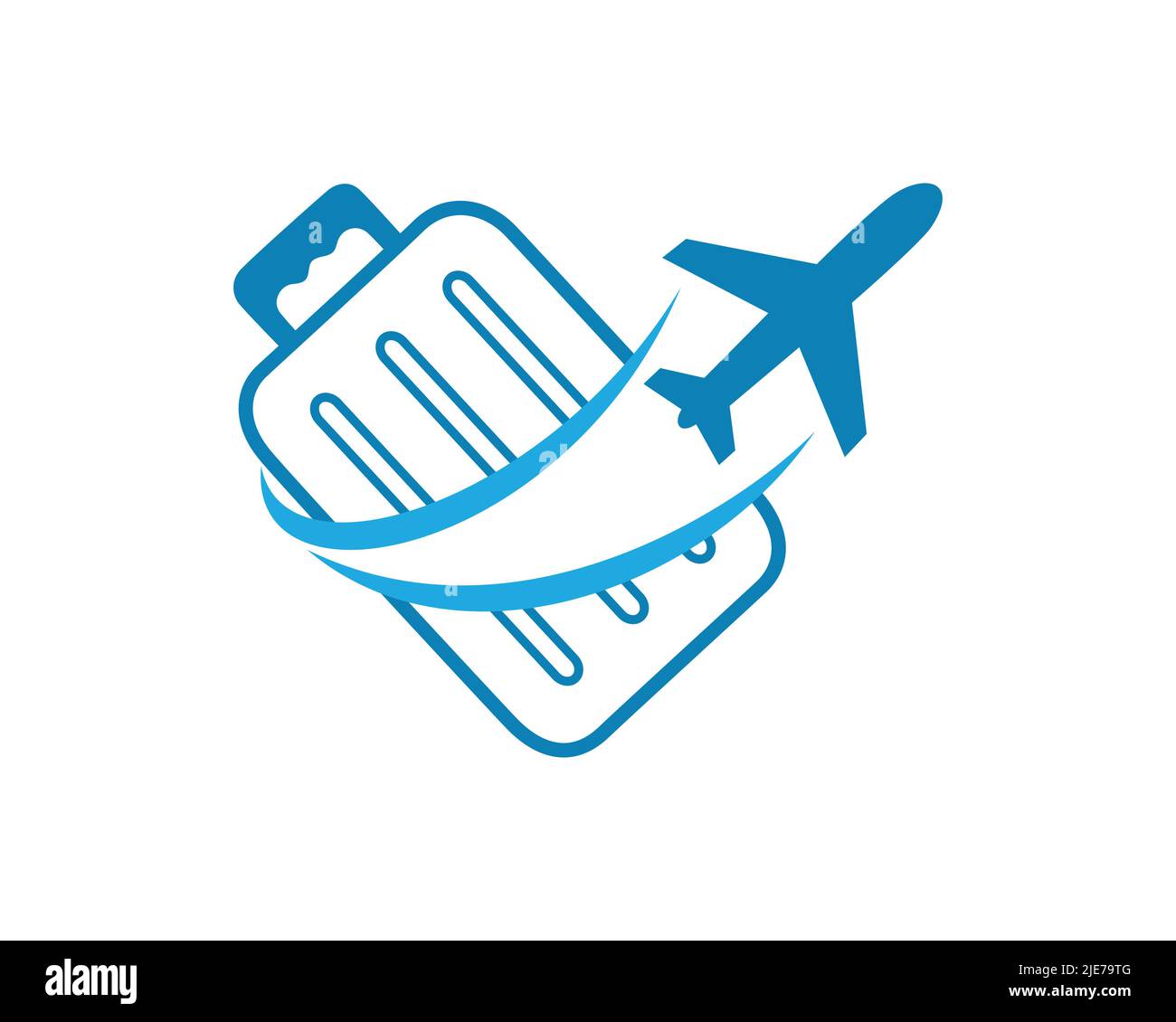 Luggage aeroplane Stock Vector Images - Alamy