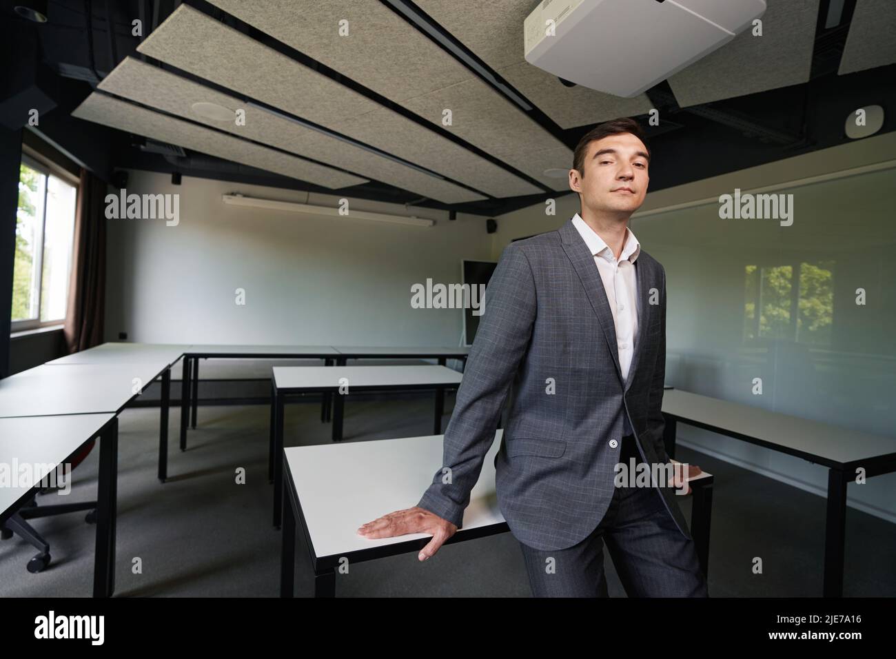 Male staring to camera alone hi-res stock photography and images - Alamy