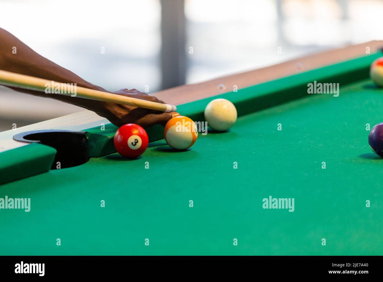 American billiard man playing billiard hi-res stock photography and ...