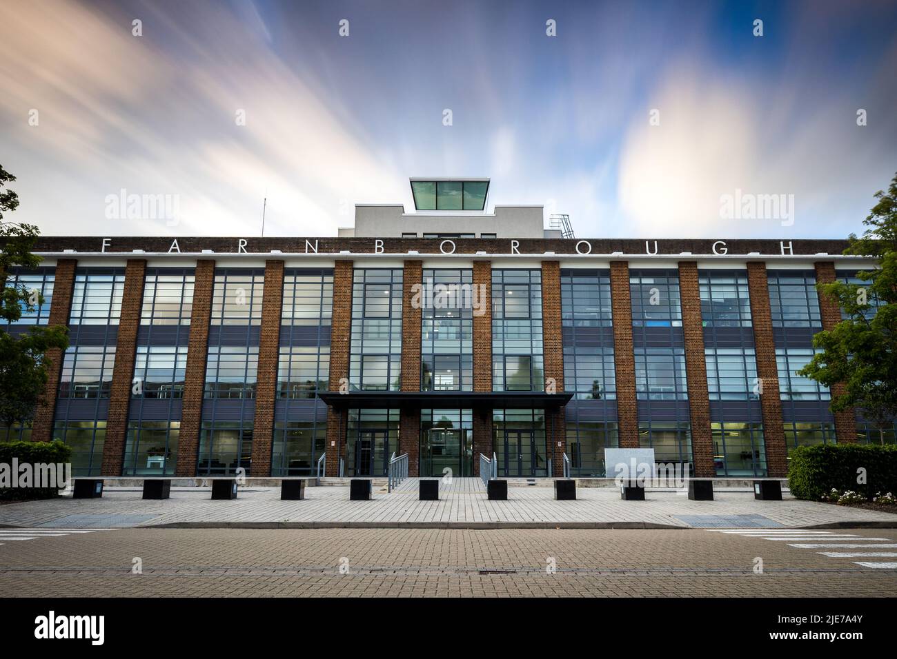 Farnborough National Aerospace Library, The Hub Stock Photo - Alamy
