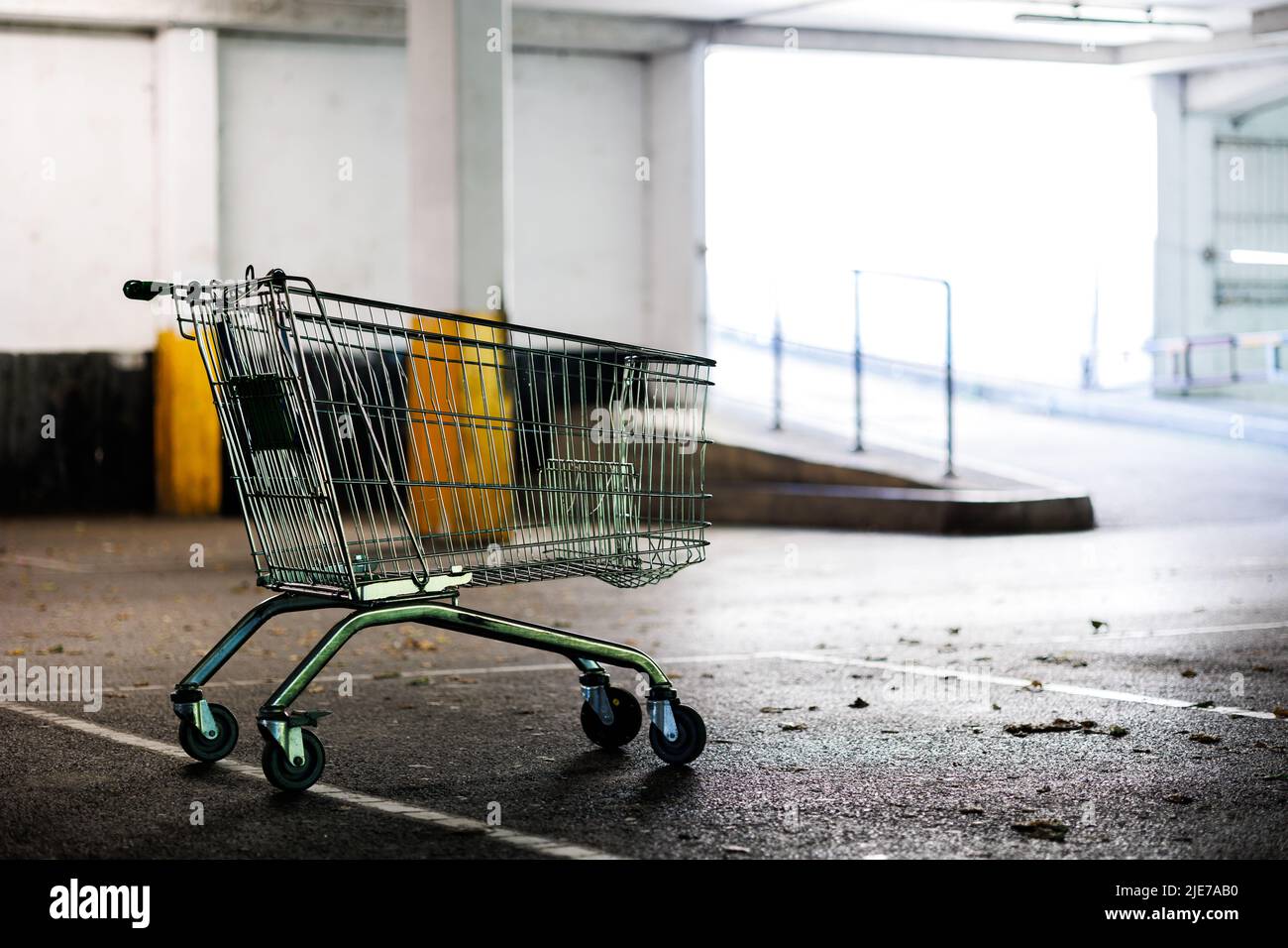 Shopping trolley car parking hi-res stock photography and images - Alamy
