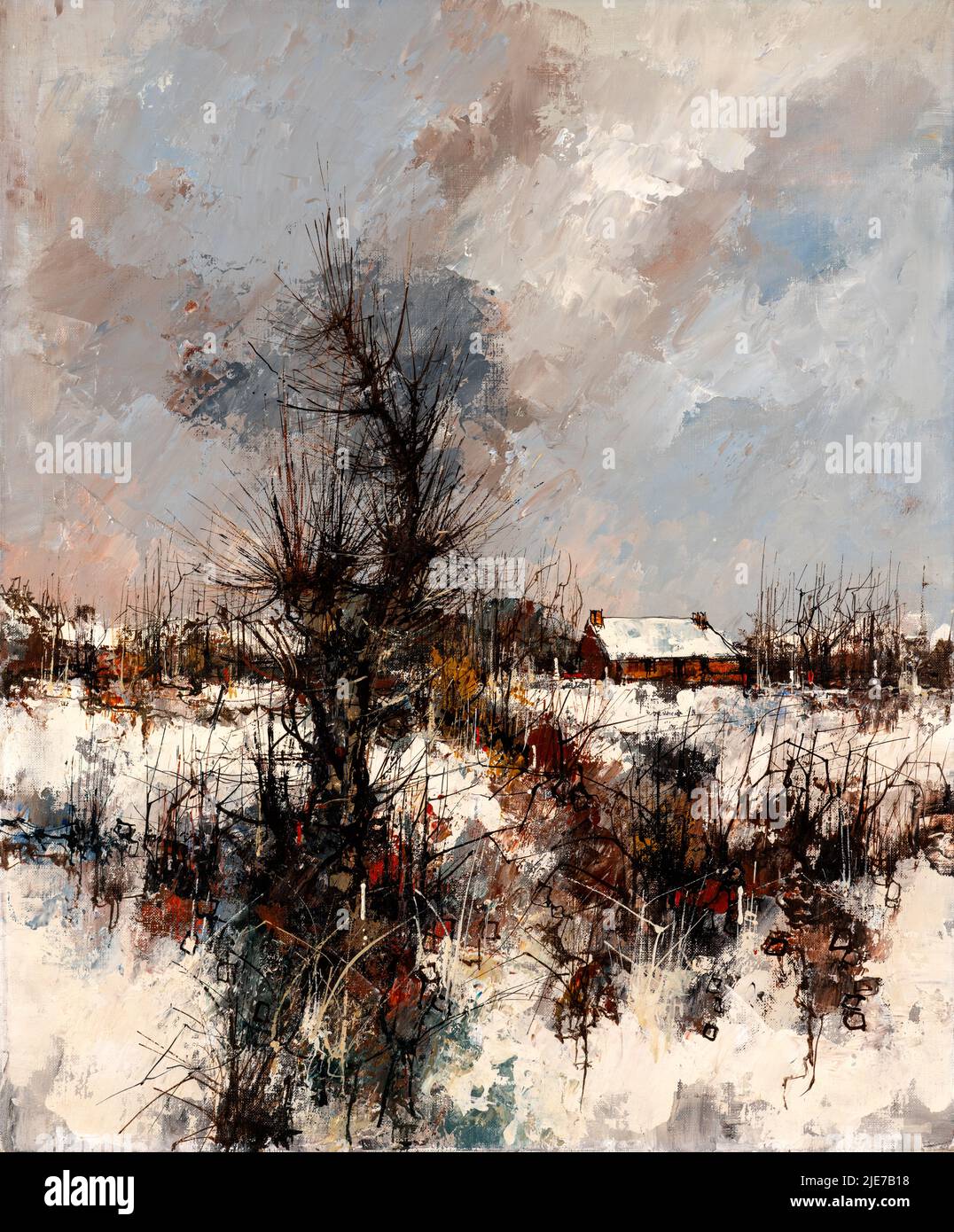 Hut nature house painting hi-res stock photography and images - Alamy