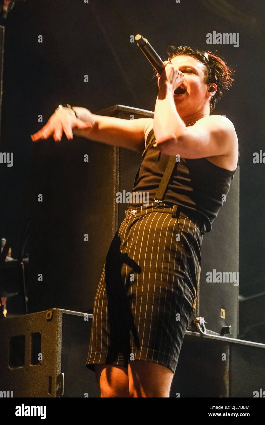 UK. 25th June, 2022. UK. Saturday, Jun. 25, 2022. Yungblud performing ...