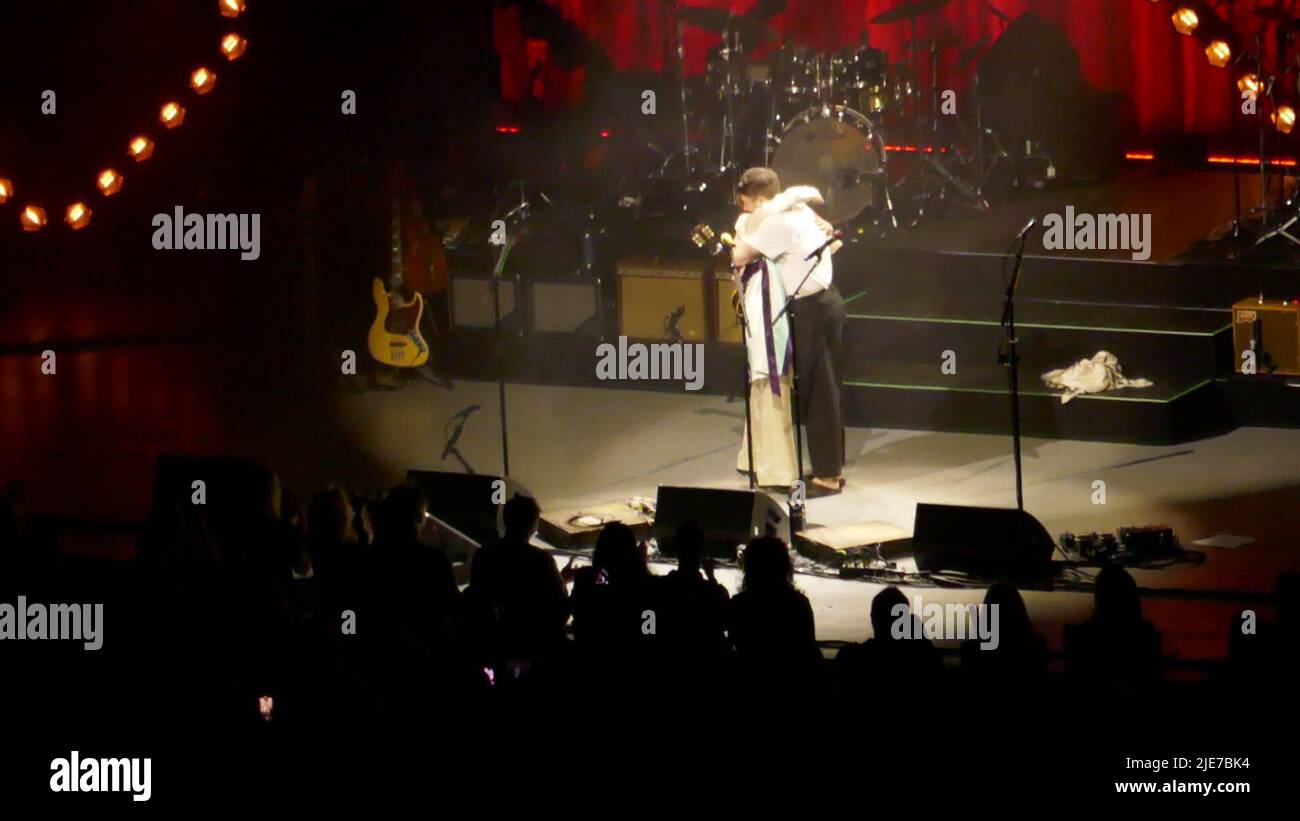 Los Angeles, California, USA 24th June 2022 Brandi Carlile and Marcus ...