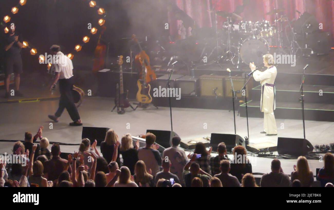 Los Angeles, California, USA 24th June 2022 Brandi Carlile and Marcus ...