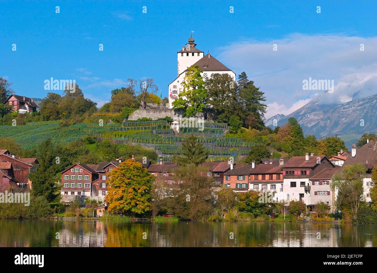 Werdenberg castle village hi-res stock photography and images - Alamy