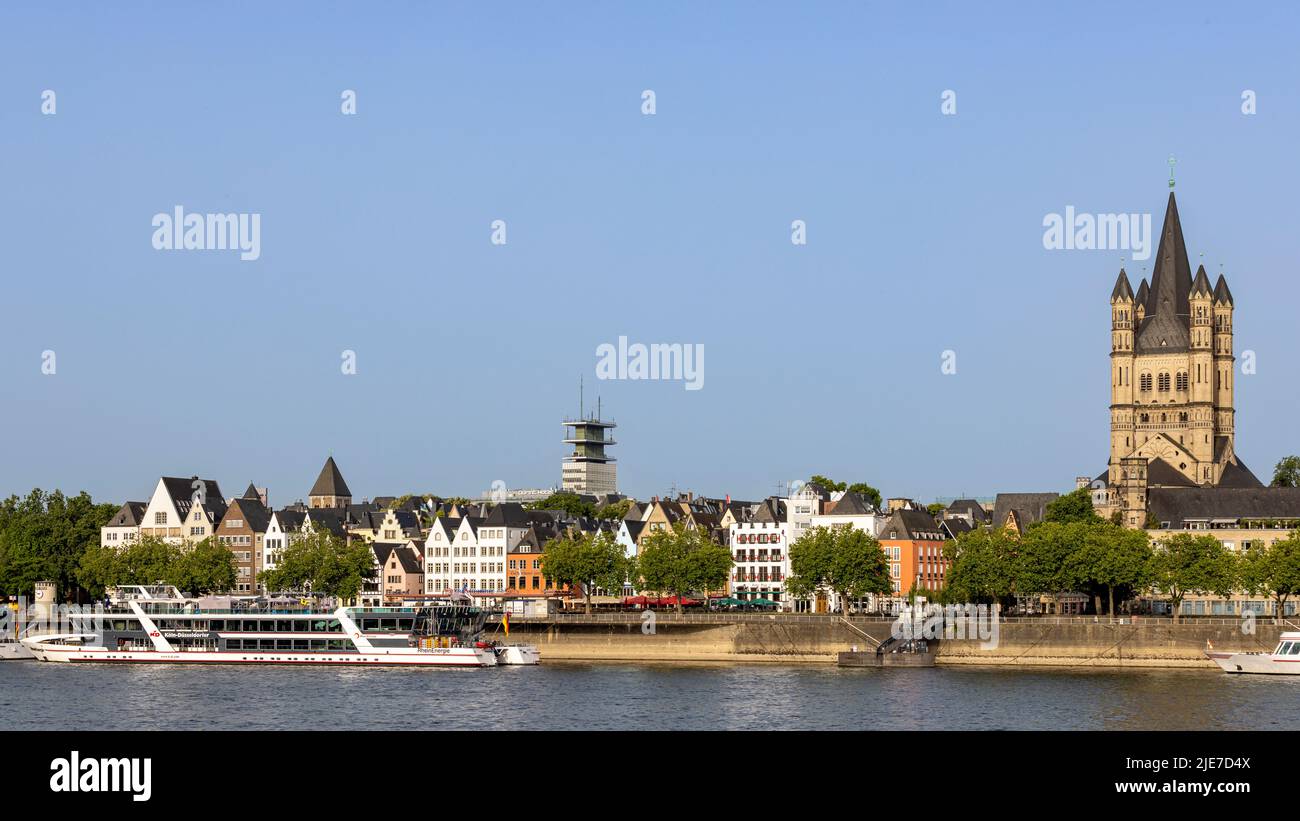 Historical buildings in Cologne Old Town attract millions of visitors ...