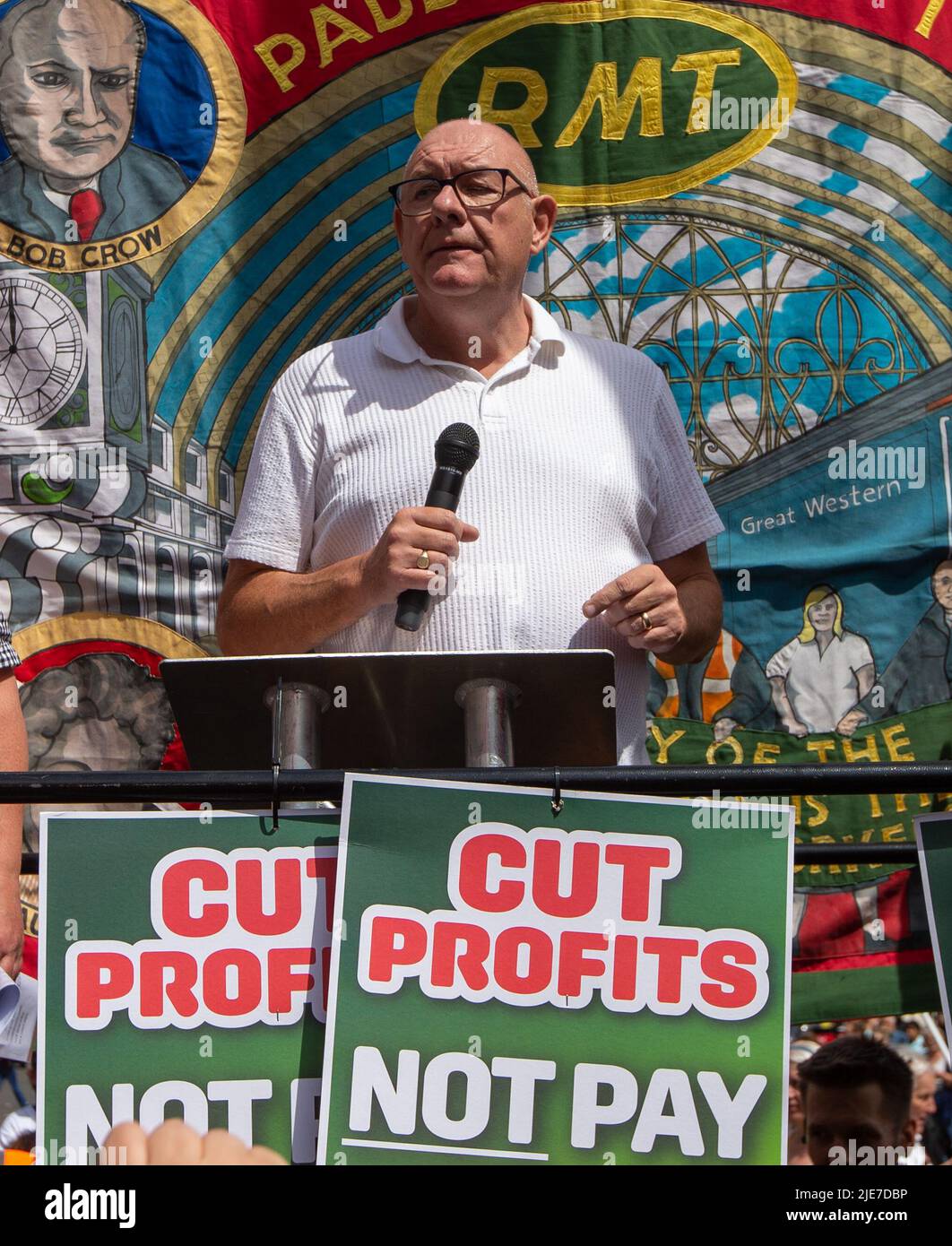 London, England, UK. 25th June, 2022. Communication Workers Union (CWU ...