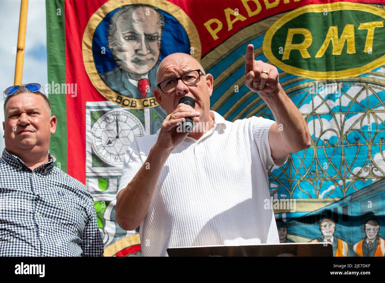 London, England, UK. 25th June, 2022. Communication Workers Union (CWU ...