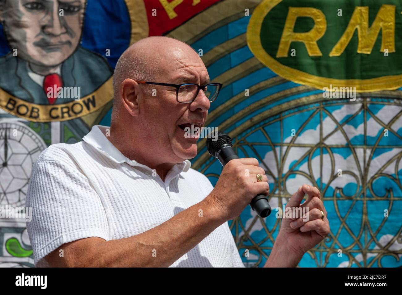 London, England, UK. 25th June, 2022. Communication Workers Union (CWU ...