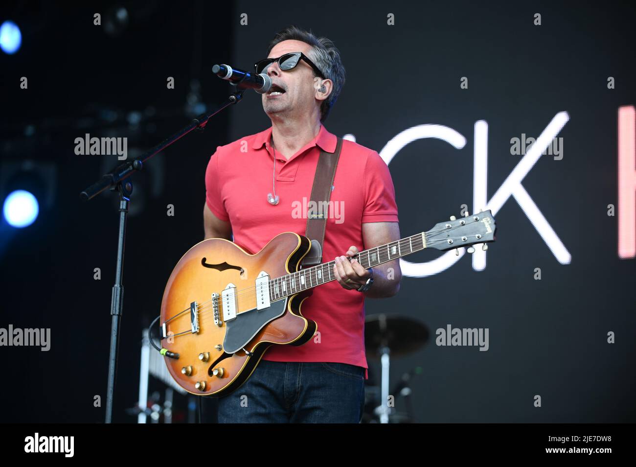 June 25, 2022, Leeds, South Yorkshire, U.K: Nick Heywood , Performing ...