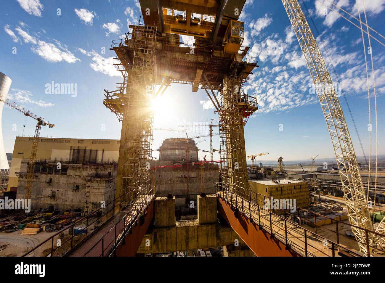 Construction site of nuclear power plant Stock Photo - Alamy