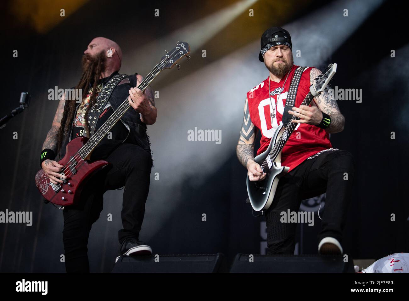 Oslo, Norway. 25th June, 2022. The American heavy band Five Finger ...