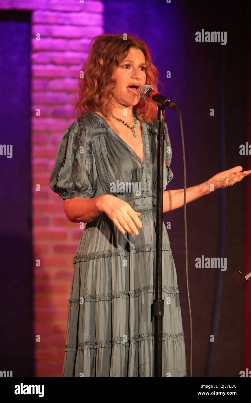 Comedian Sandra Bernhard performs live at the city Winery in ...