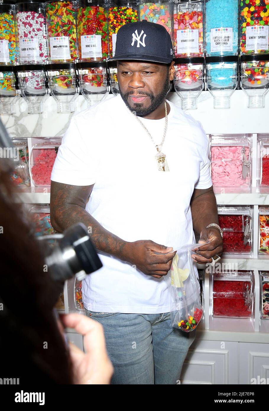 50 Cent Unveils Candy Shop Goblet at New Sugar Factory Las Vegas at ...