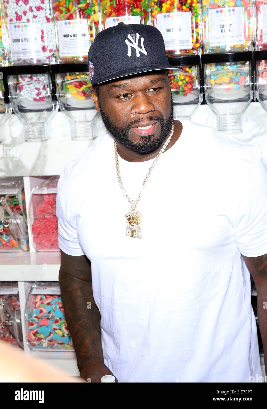 50 Cent Unveils Candy Shop Goblet at New Sugar Factory Las Vegas at ...