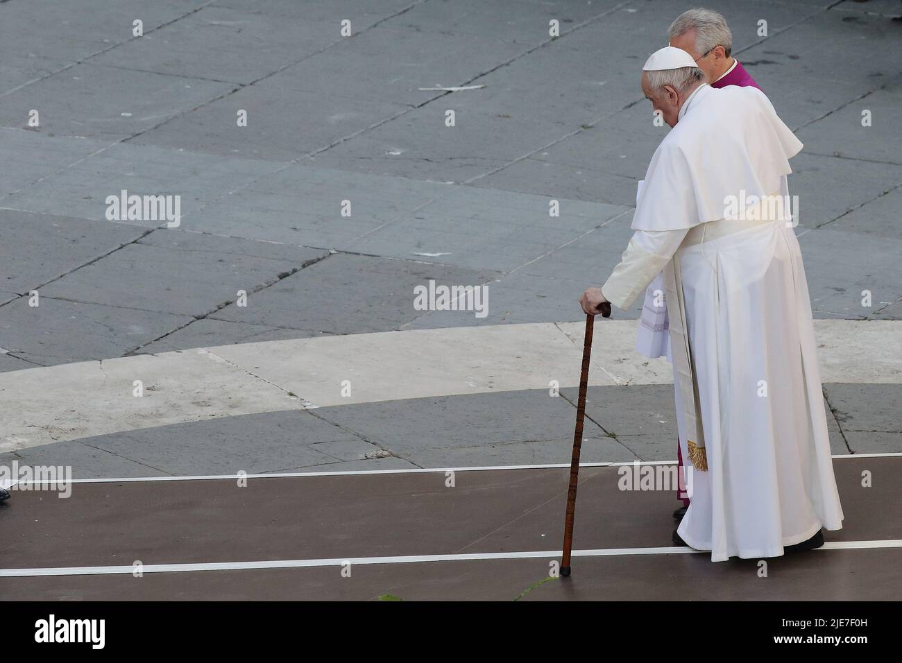 June 25, 2022 - POPE FRANCIS presides mass in the occasion of the ''X ...