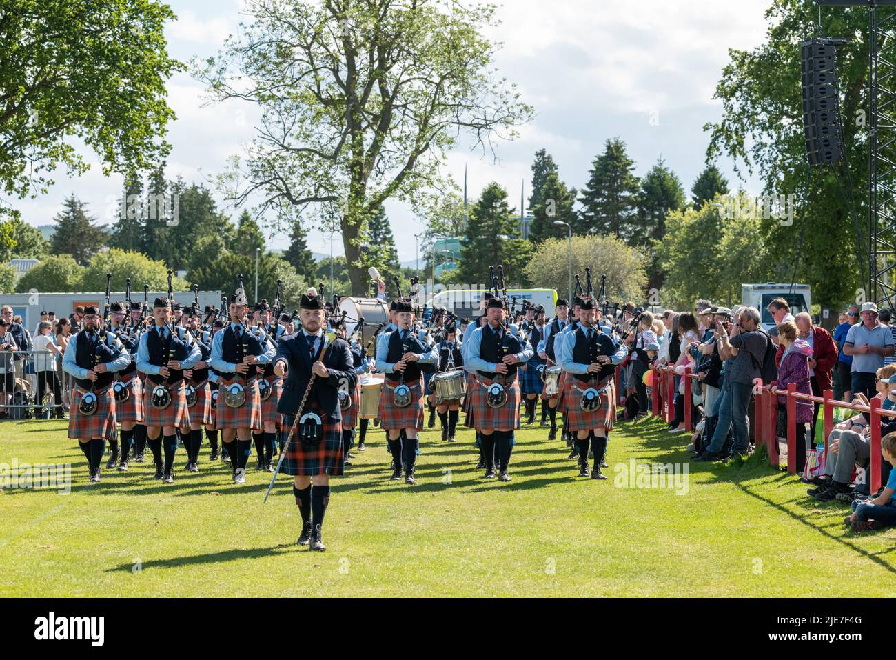 Bught Park, Inverness, Highlands and Islands, UK. 25th June, 2022. This ...