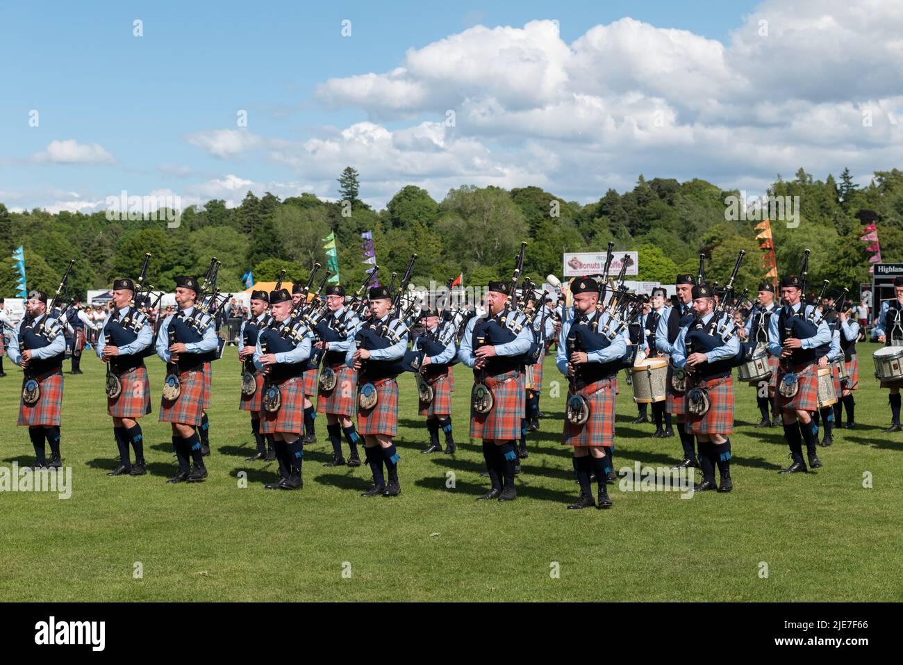 Bught Park, Inverness, Highlands and Islands, UK. 25th June, 2022. This ...