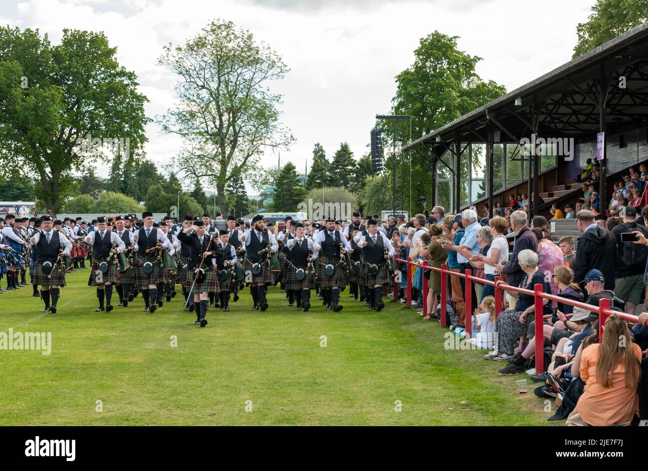 Bught Park, Inverness, Highlands and Islands, UK. 25th June, 2022. This ...
