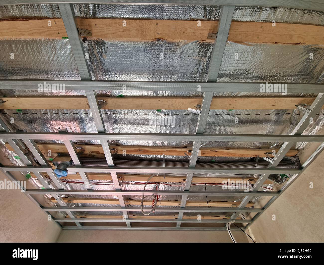 Gypsum board ceiling house construction hi-res stock photography and ...