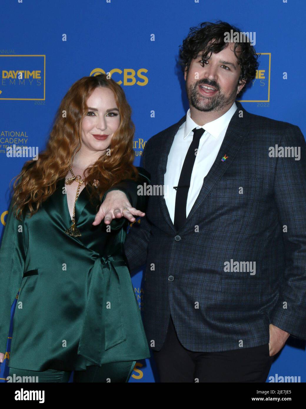 Pasadena, USA. 24th June, 2022. Camryn Grimes, Brock Powell at the 49th ...