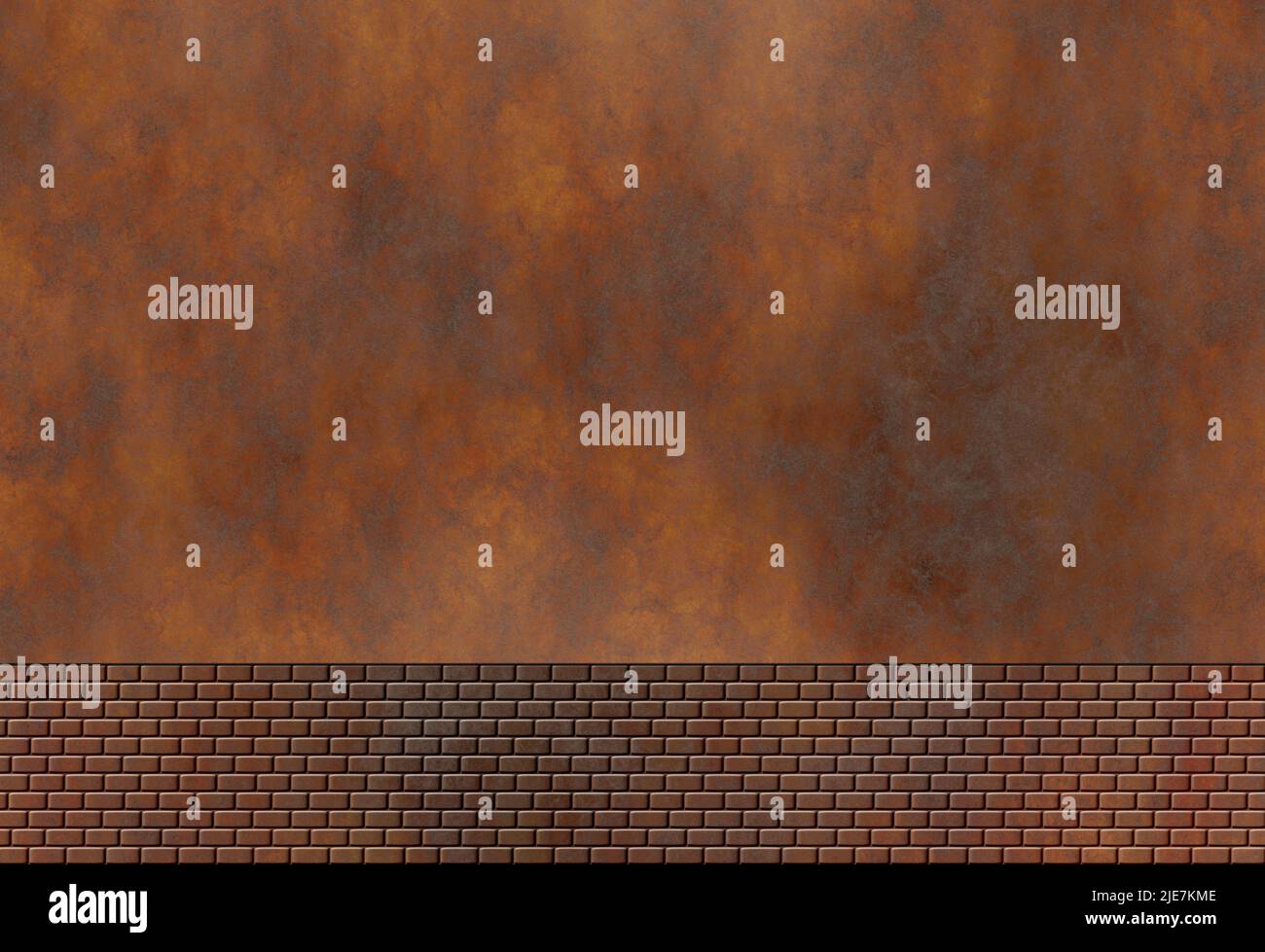 rusty industry metal brick wall Stock Photo - Alamy