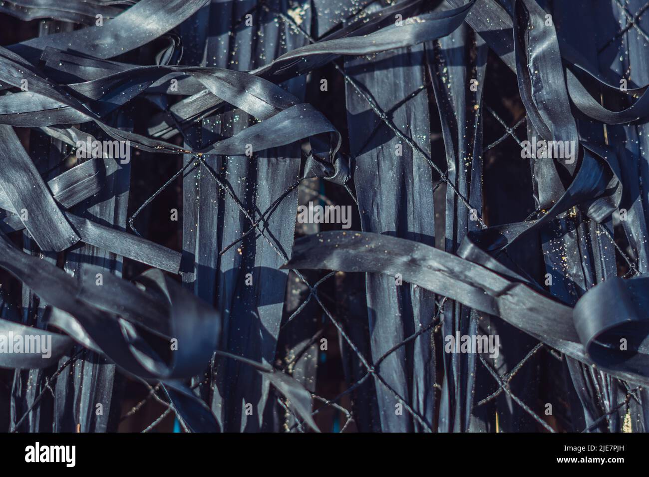 Abstract unusual wallpaper. Tangled stripes line paper textured ...