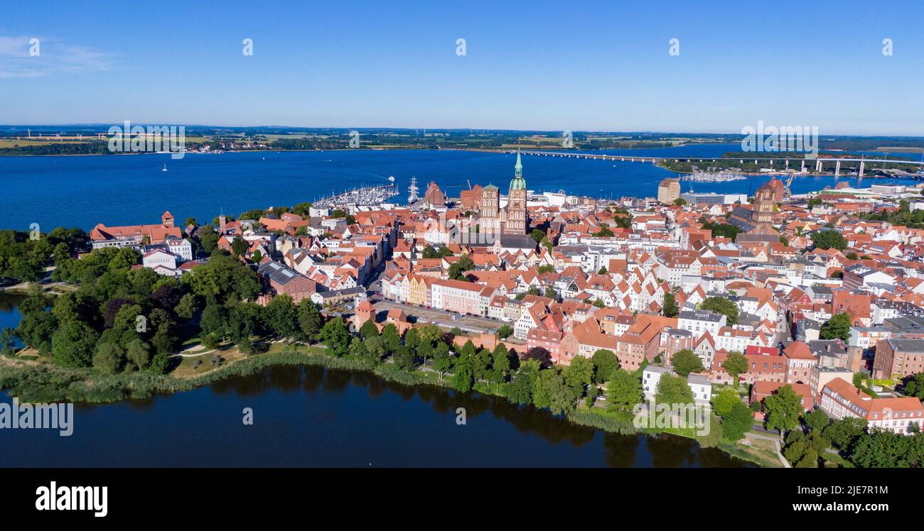Stralsund, Germany. 23rd June, 2022. St. Nicholas Church (M) stands in ...