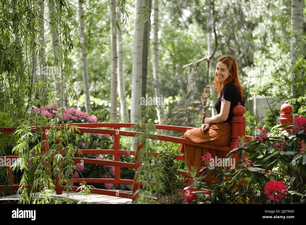Ginger female person hi-res stock photography and images - Alamy