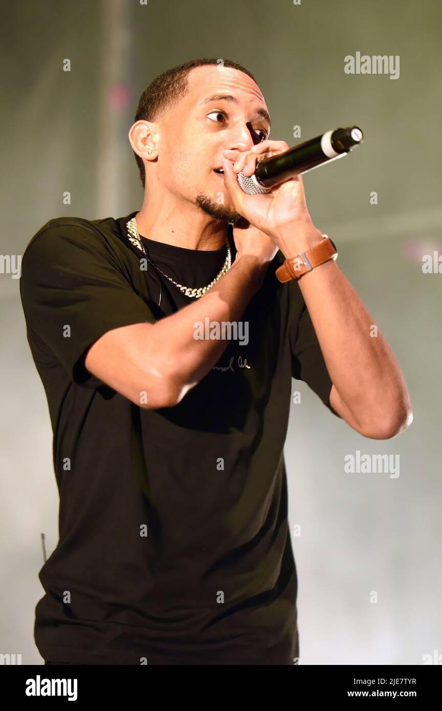 Calafell, Spain. 25th June, 2022. The Dominican singer-songwriter Noel ...