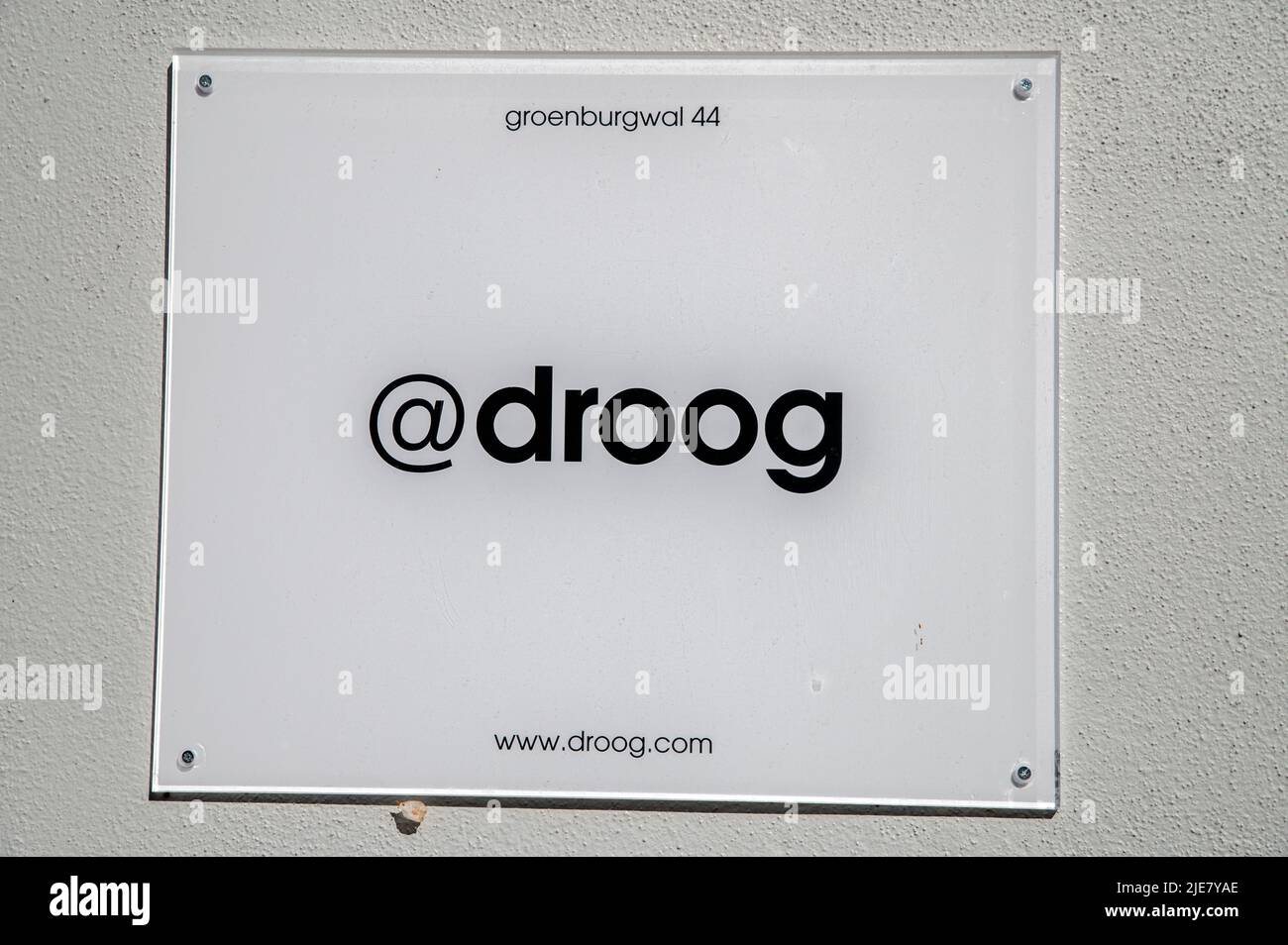 Advertising Sign Droog At Amsterdam The Netherlands 23-6-2022 Stock ...