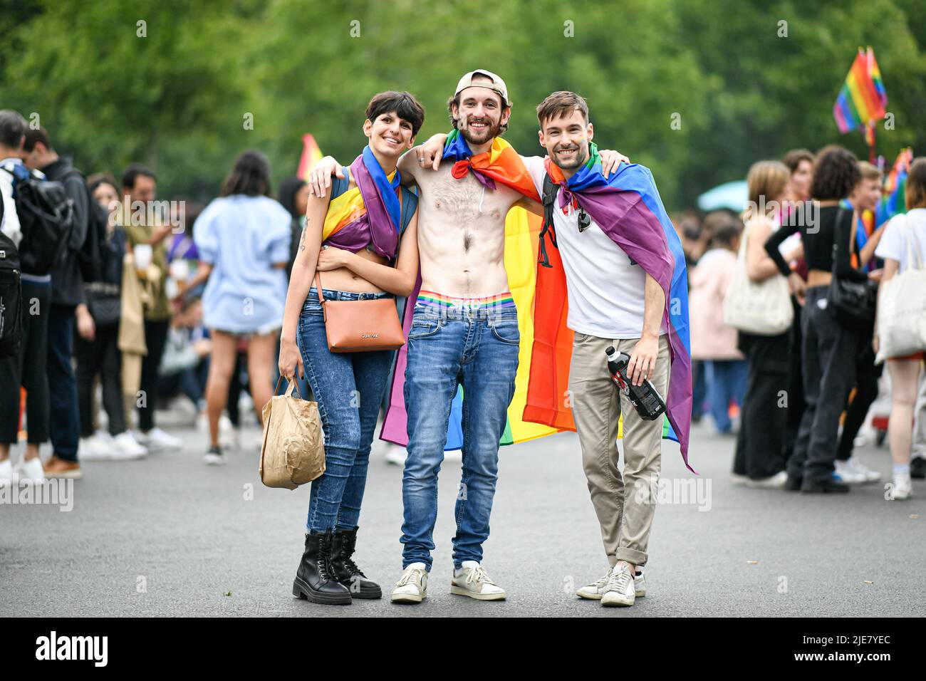 Thousands of LGBT members and their supporters take part in the Gay ...