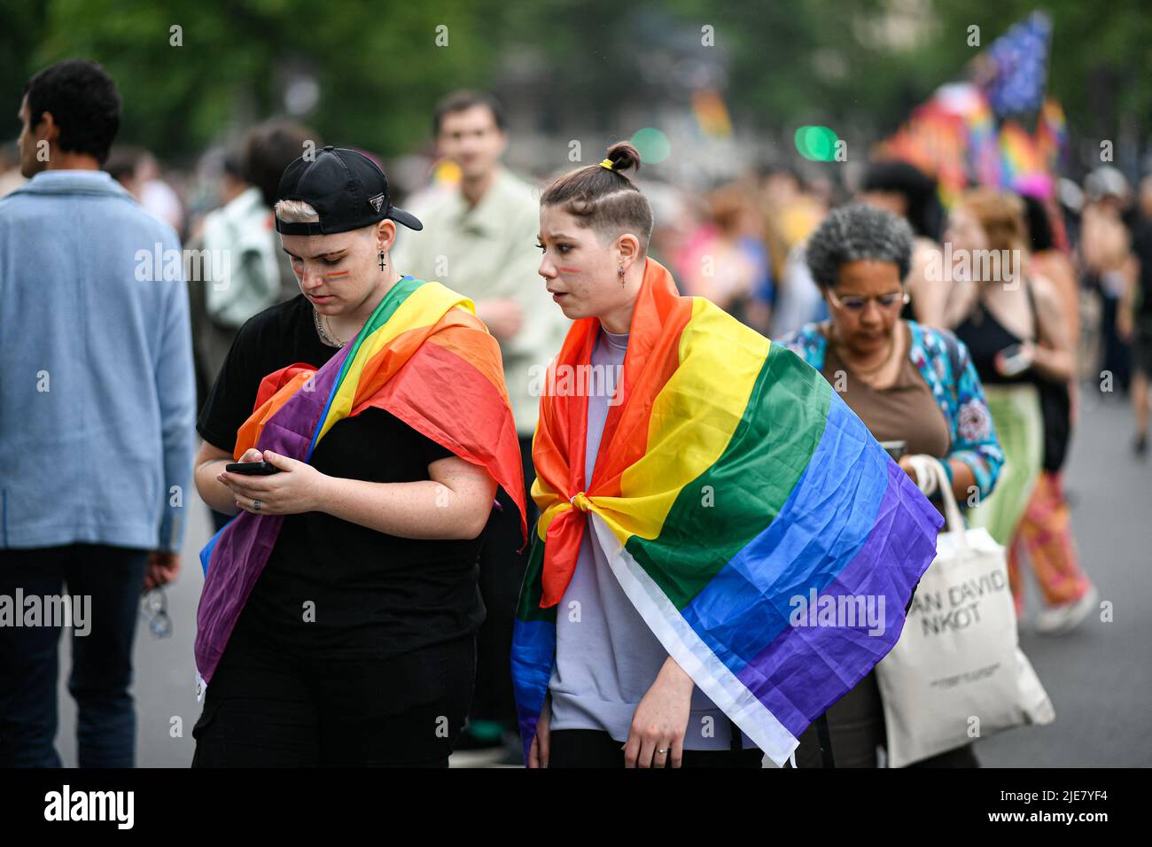 Thousands of LGBT members and their supporters take part in the Gay ...