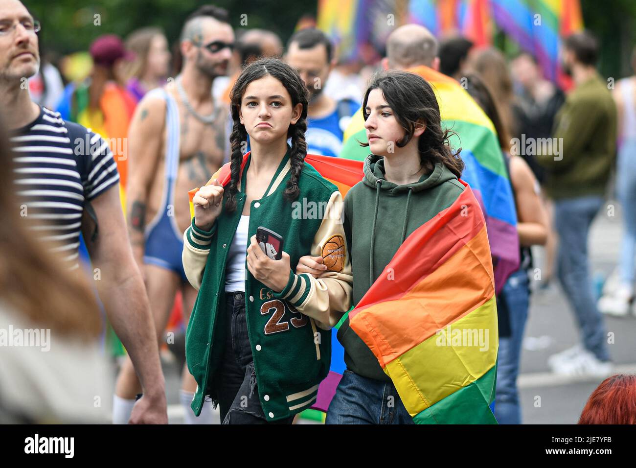Thousands of LGBT members and their supporters take part in the Gay ...